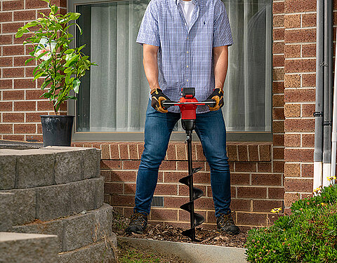 Digging Holes is Simple with the PXC 18V Planting and Digging Tool ...